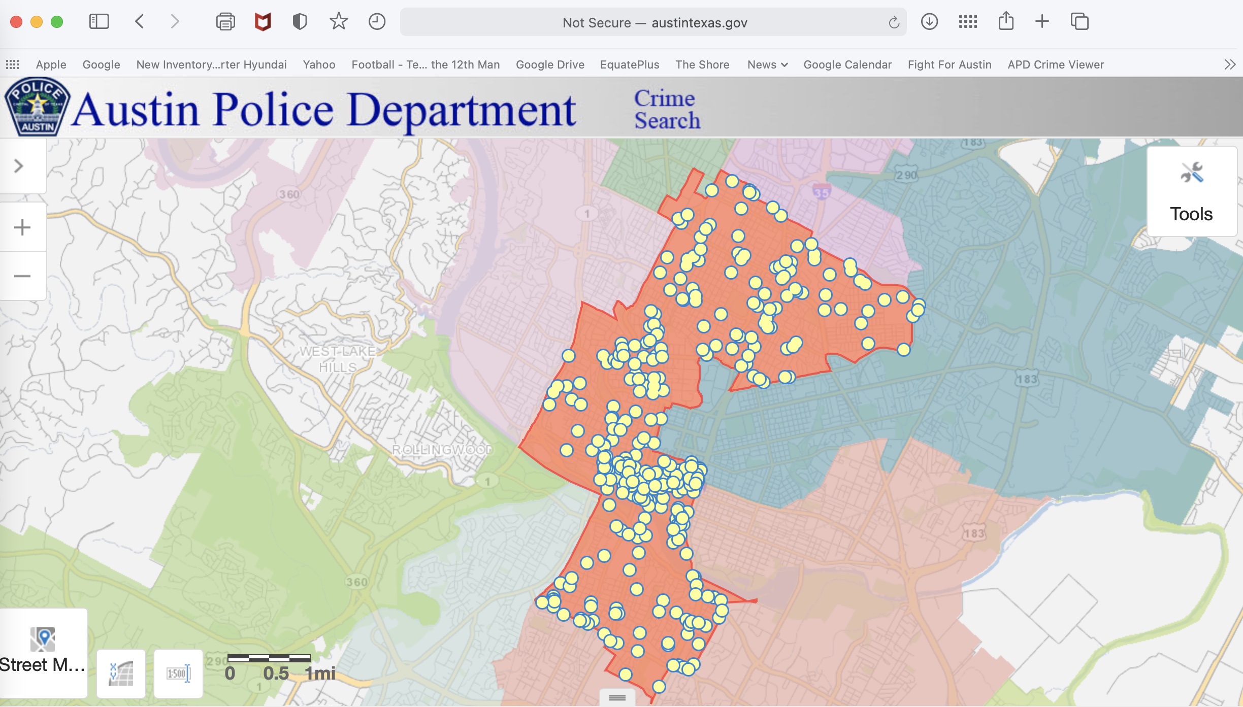 Crime in Downtown Austin April 2021 – Waterloo to Austin